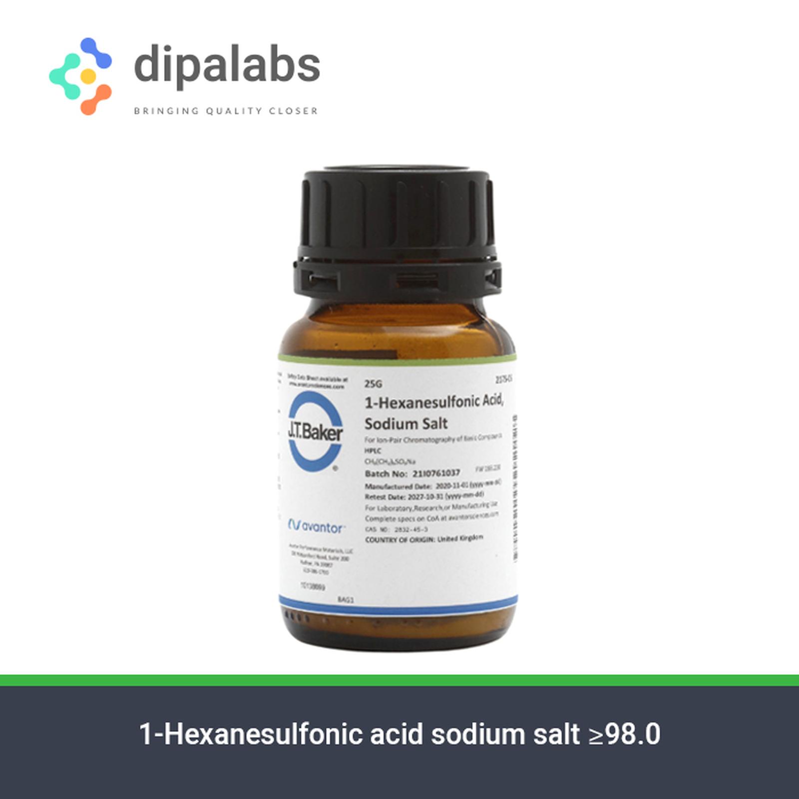 1-Hexanesulfonic acid sodium salt ≥98.0% for HPLC, for ion pair ...