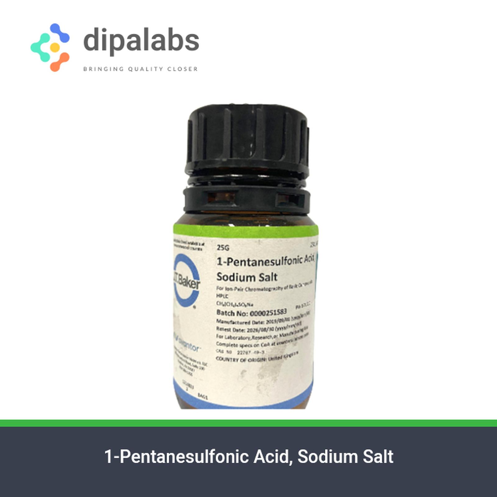 1-Pentanesulfonic acid sodium salt ≥98% for HPLC, for ion pair ...